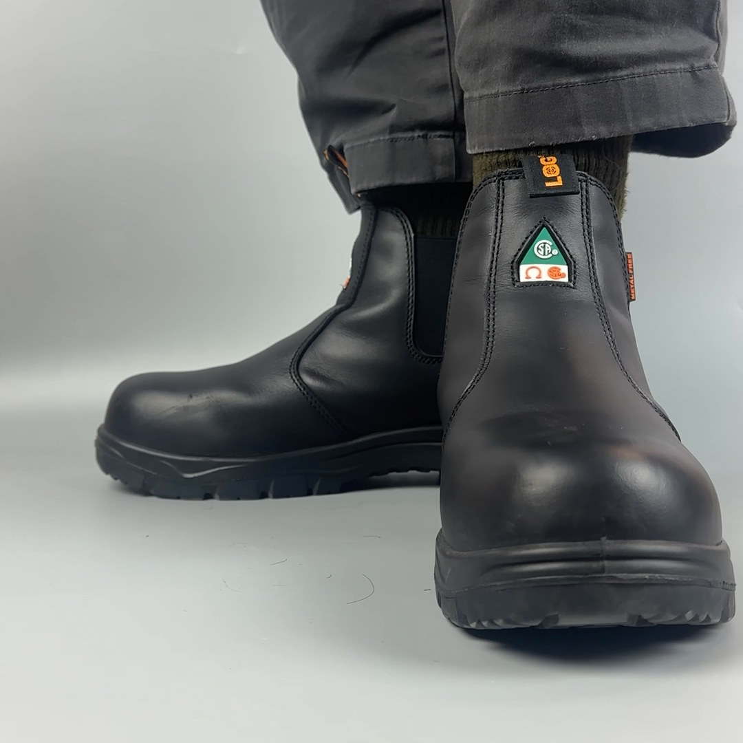 Men's Timber CSA ASTM Composite Toe Chelsea Work Boots - Black – MooseLog